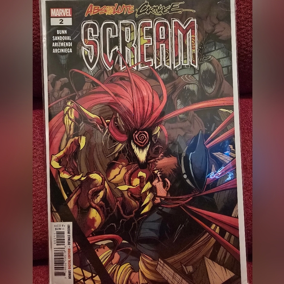 Marvel | Other | Marvel Absolute Carnage Scream Comic Red And Yellow ...